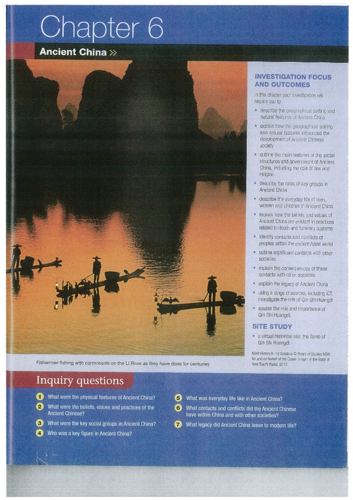 Chapter 6: Ancient China - Geography, Society, and Qin Shi Huangdi ...