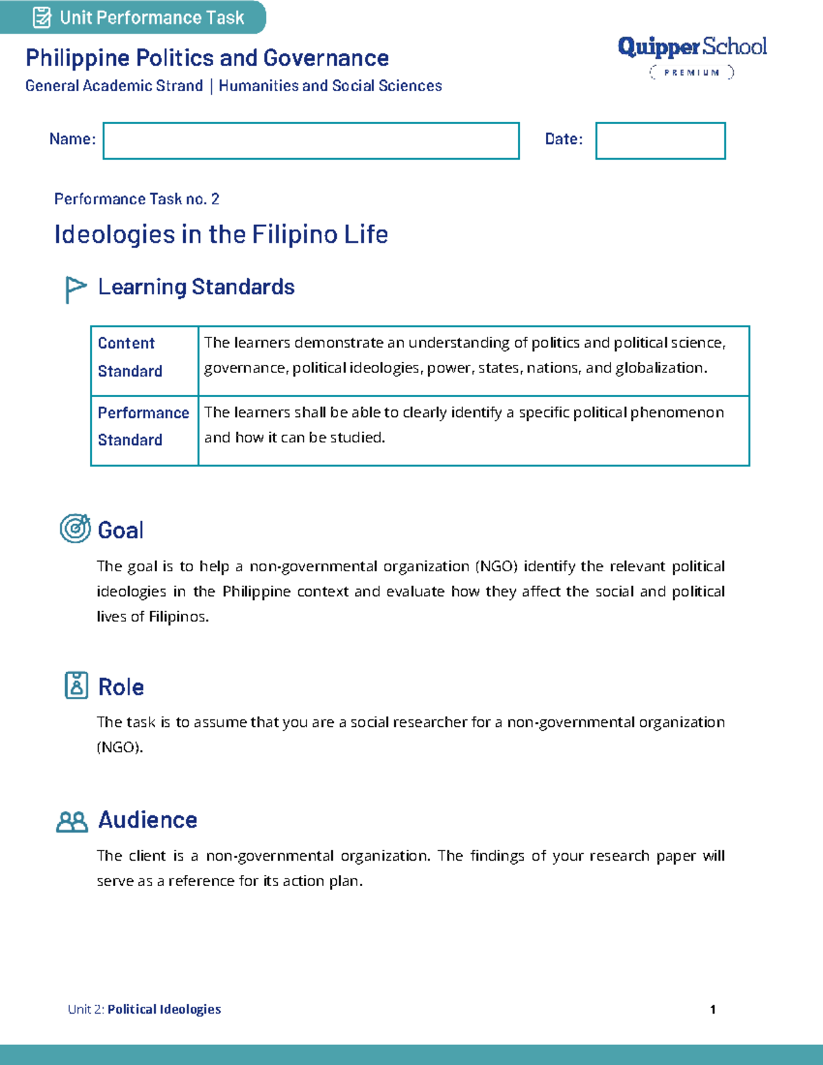 PPG 11 12 Q1 02 PT: Analyzing Political Ideologies in the Philippines ...