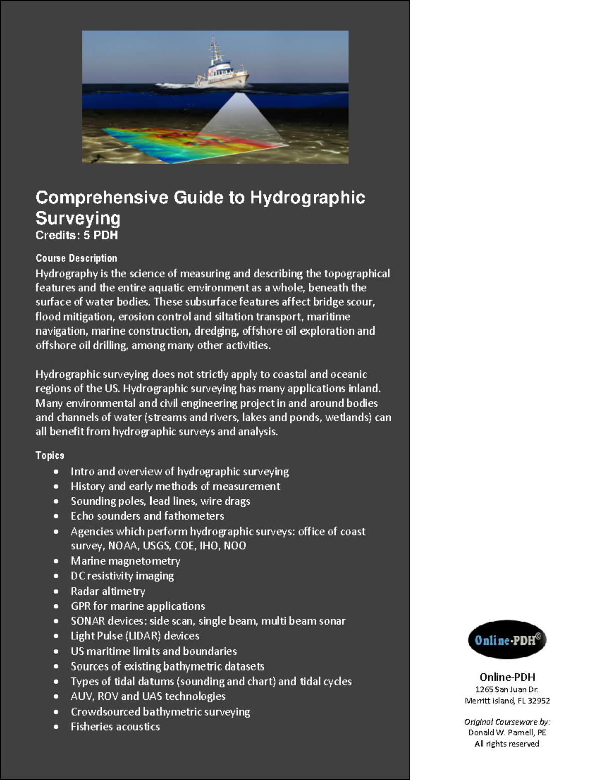 Comprehensive Guide to Hydrographic Surveying - Comprehensive Guide to ...