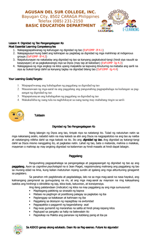 Grade 8 TLE-FOOD Processing (Fermentationa, Pickling) LAS - 8 ...