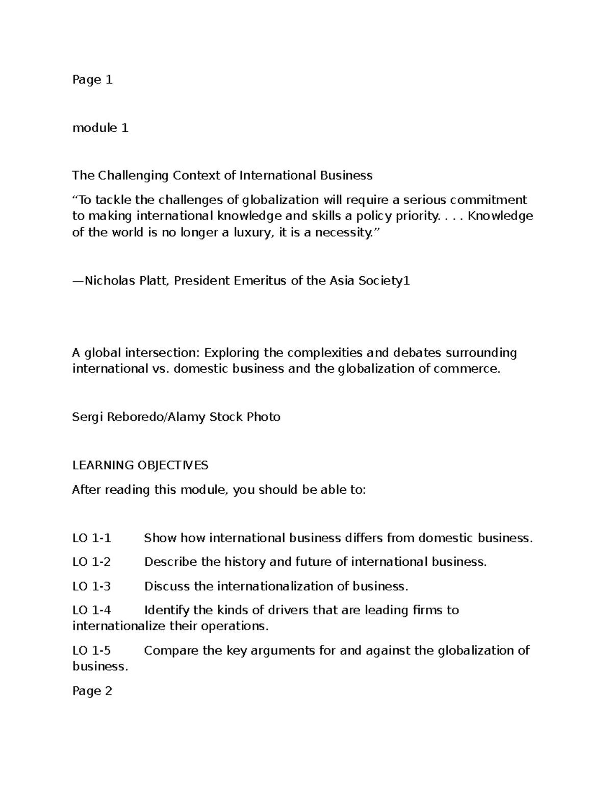 International Business Dynamics: Understanding Globalization Challenges ...
