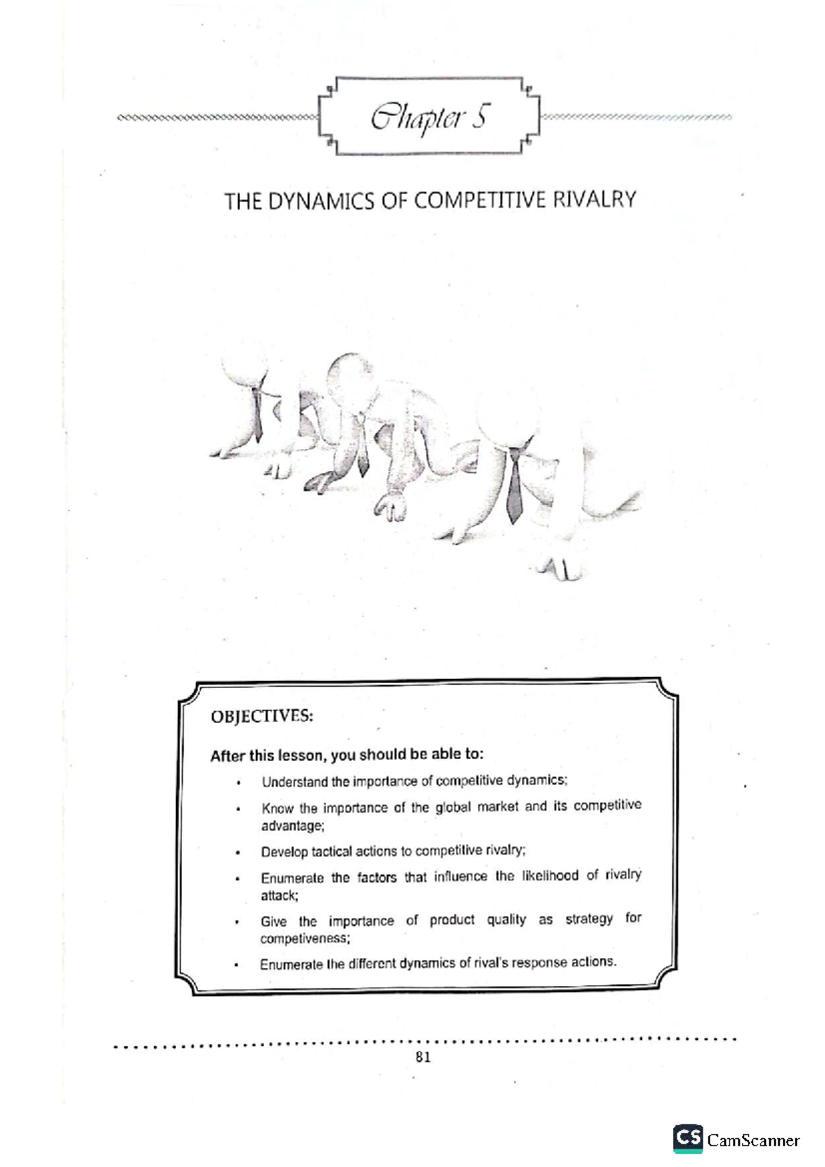 Chapter 5 - The Dynamics of Competitive Rivalry - Chapter 5 THE ...