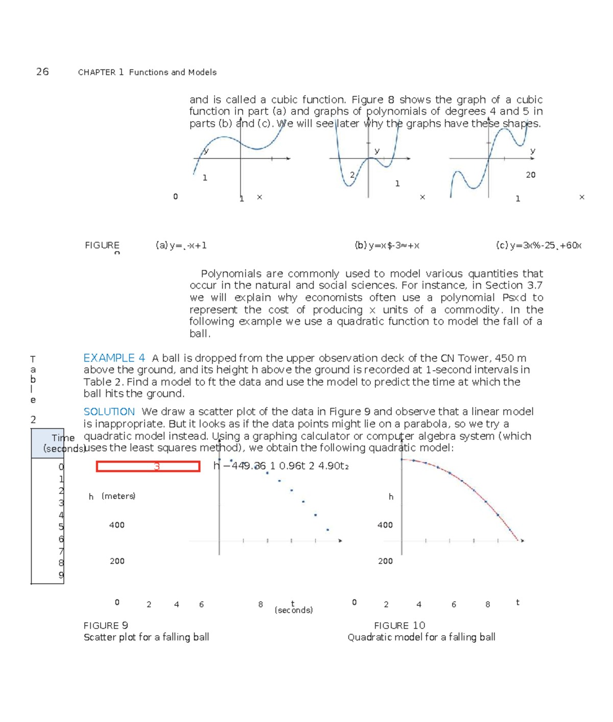 26 MATH 101 CH1: Functions and Models - Exploring Cubic Functions - Studocu