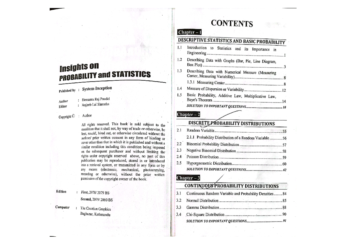 Descriptive Statistics & Basic Probability Insights for ENG 101 - Studocu