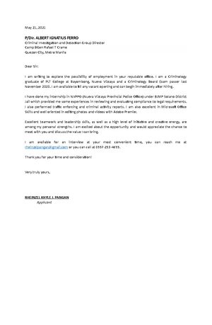 OJT Narrative Report - CHAPTER 1: INTRODUCTION On the Job Training is a ...