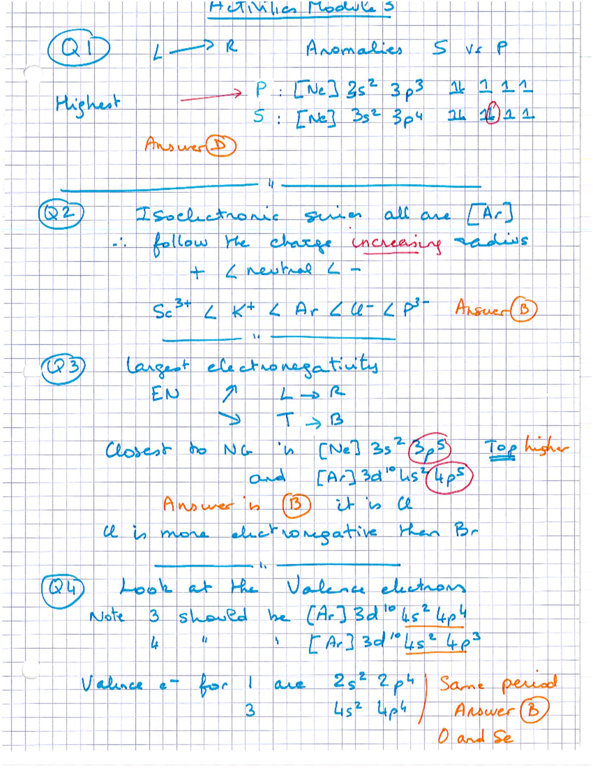 Answers Module 3: Hetivilies S QI L R Anomalies & Electronegativity ...
