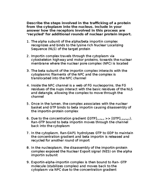 MCB*2050 Tutorial 3 Signal Transduction Analysis Assignment - MCB 2050 ...