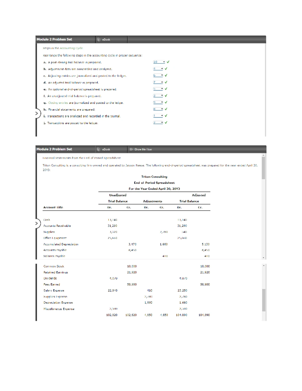 2-2 Comprehensive Problem Parts 1–3 - Comprehensive Problem: Parts ...