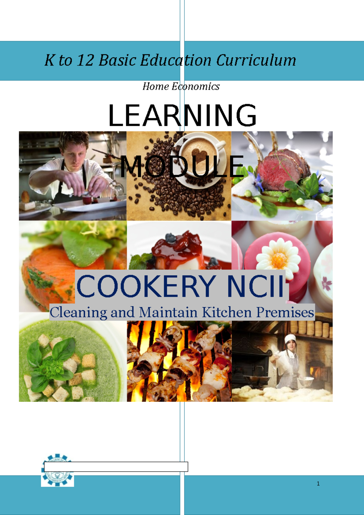 Cleaning and Maintaining Kitchen Premises - COOKERY NCII Module - Studocu