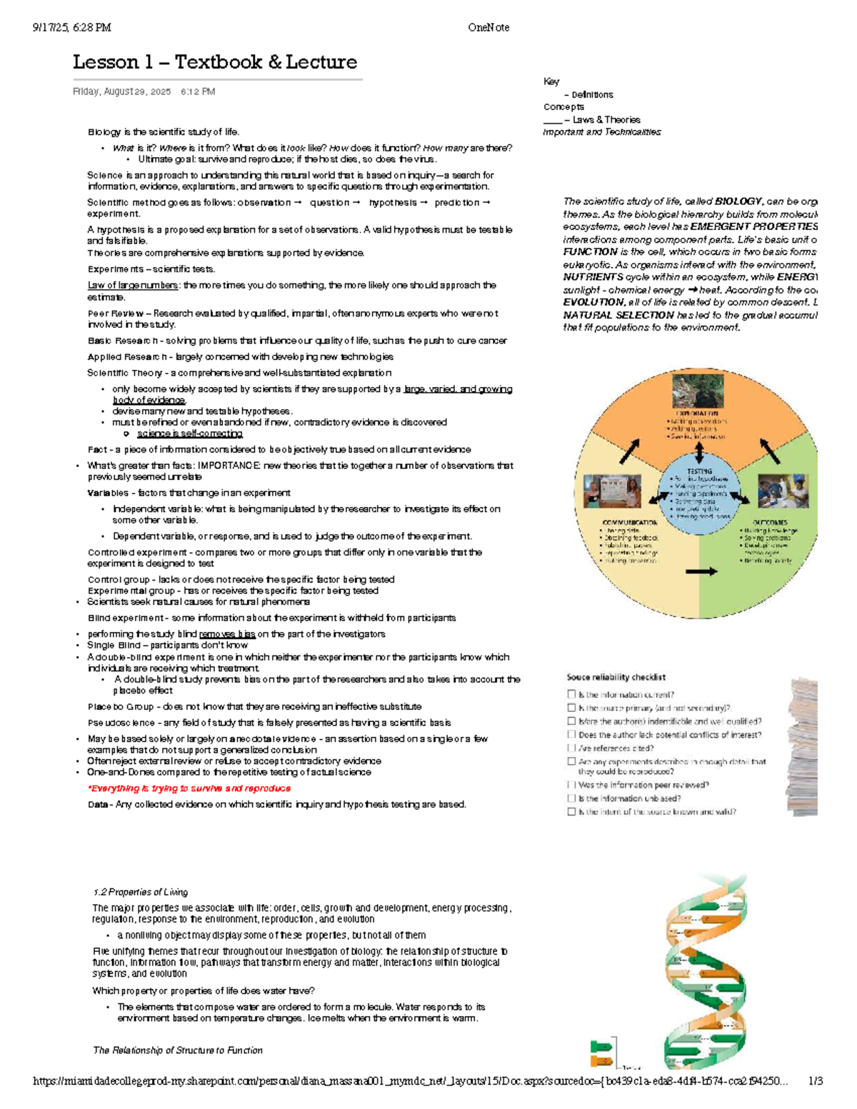 BSC1005 Final Exam Study Guide: Key Concepts in Biology - Studocu