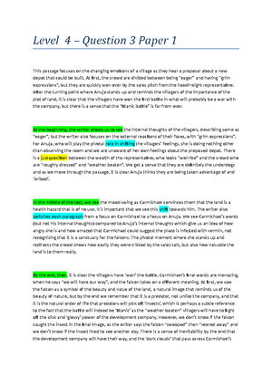 English Language Past Paper 1 - AQA Sample Paper 1: GCSE English ...