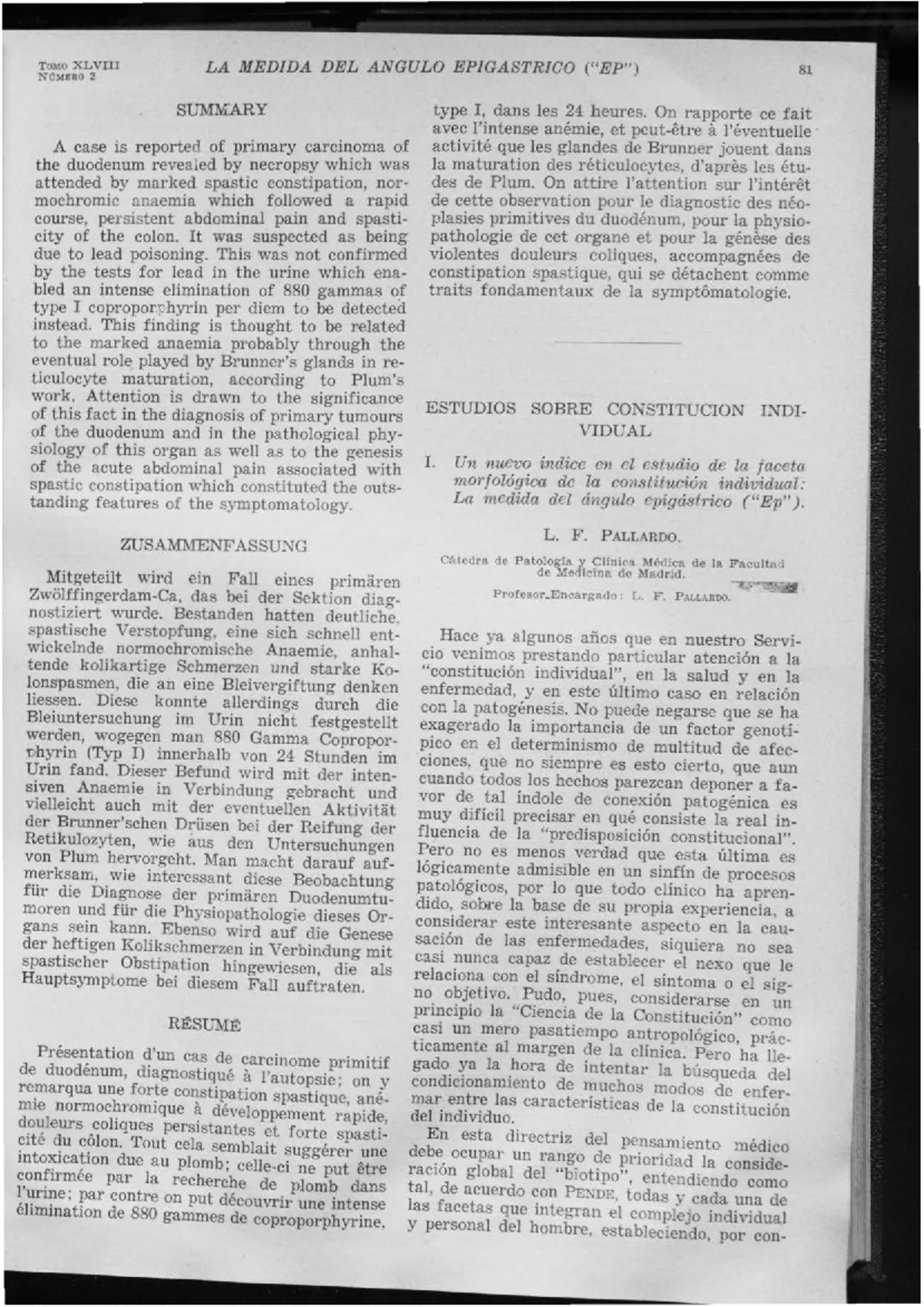 TOMO NúMERO 2: RESUMEN SOBRE LA MEDIDA DEL ÁNGULO EPIGÁSTRICO - Studocu