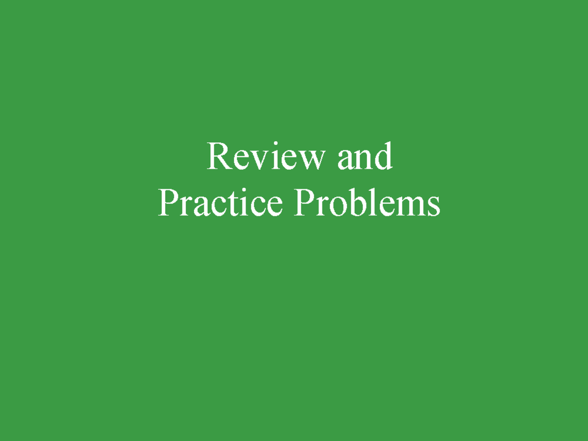 ANOVA Exam Review and Practice Problems (Course Code: ANOVA 4) - Studocu