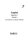 5 Q2 English - ENGLISH QUARTER 2 MODULE 5: Expository Writing 10 10 ...