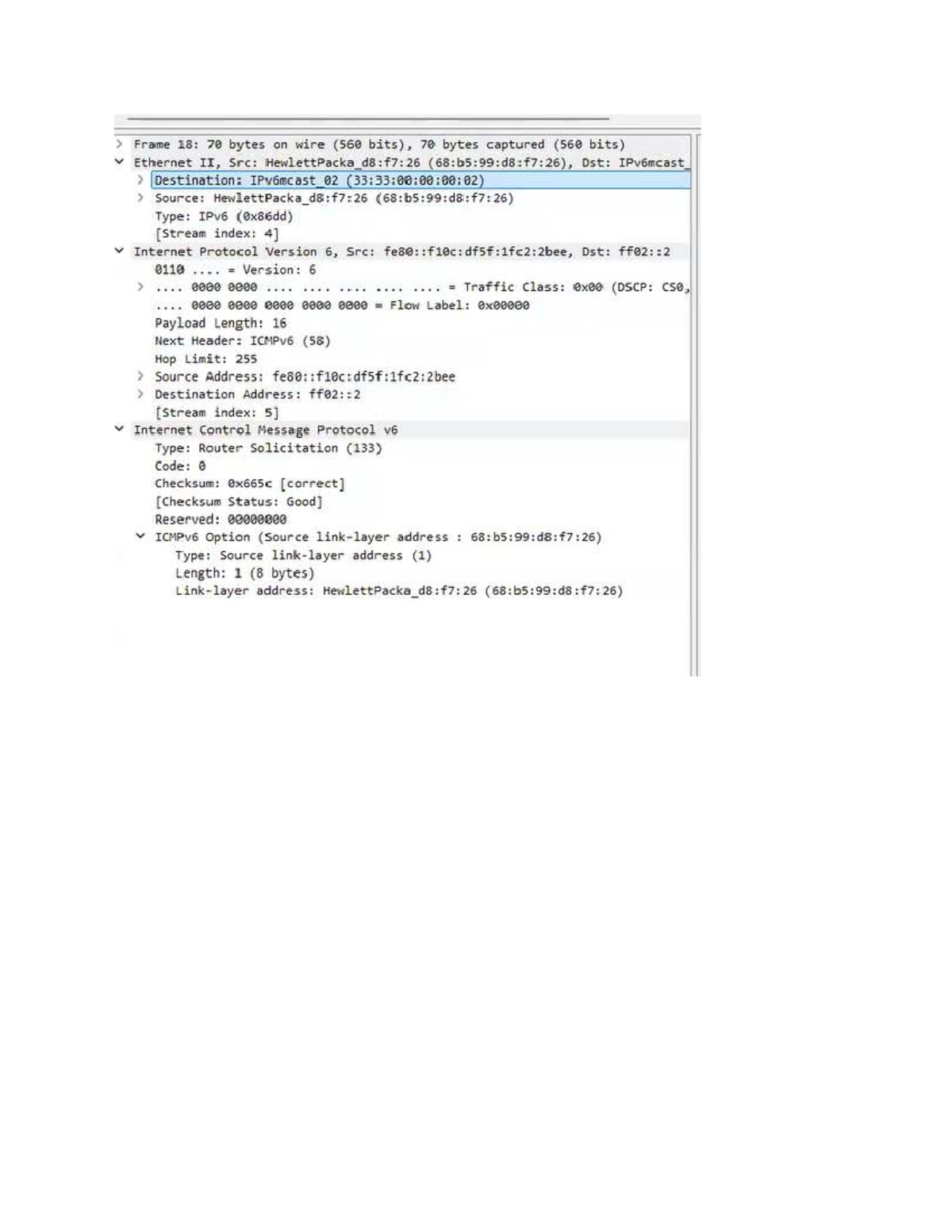Chapter 6 - Lab Screenshots: Ethernet II & ICMPv6 Analysis - Studocu