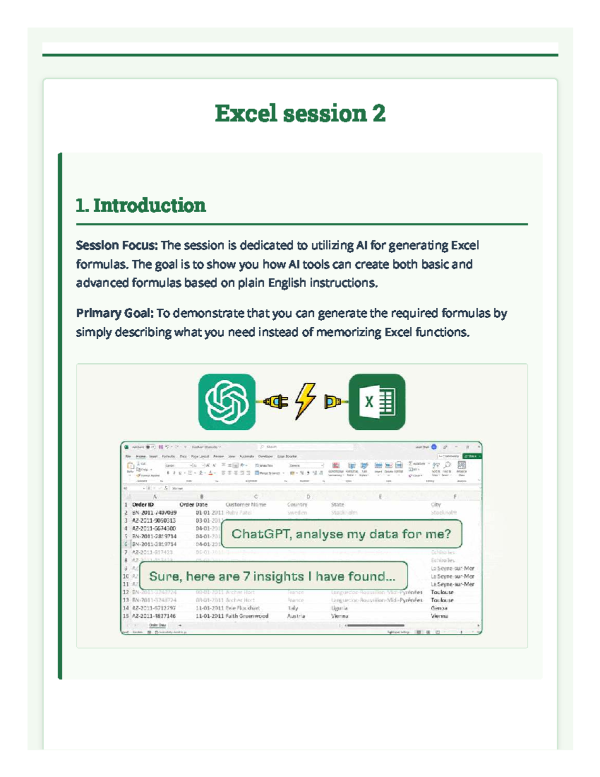 Excel-S2: AI-Powered Excel Formula Generation Guide - Studocu
