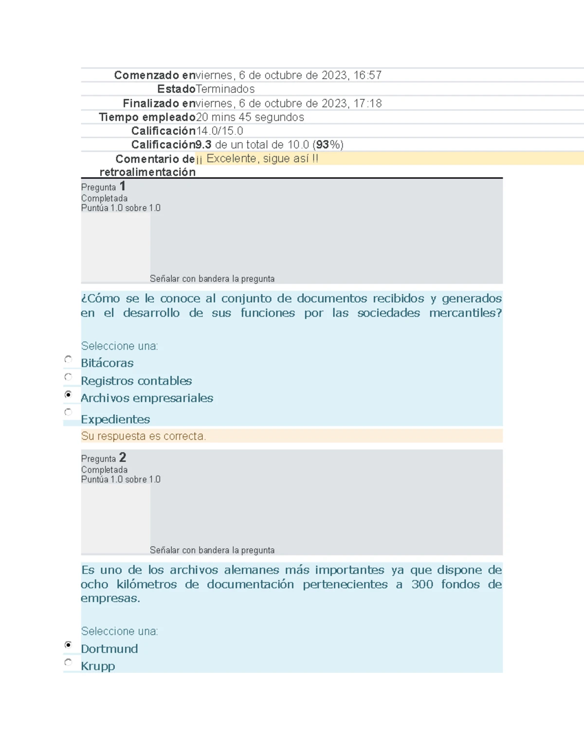 Semana 6: Preguntas de Proyectos y Financiamiento para MIPyMEs - Studocu