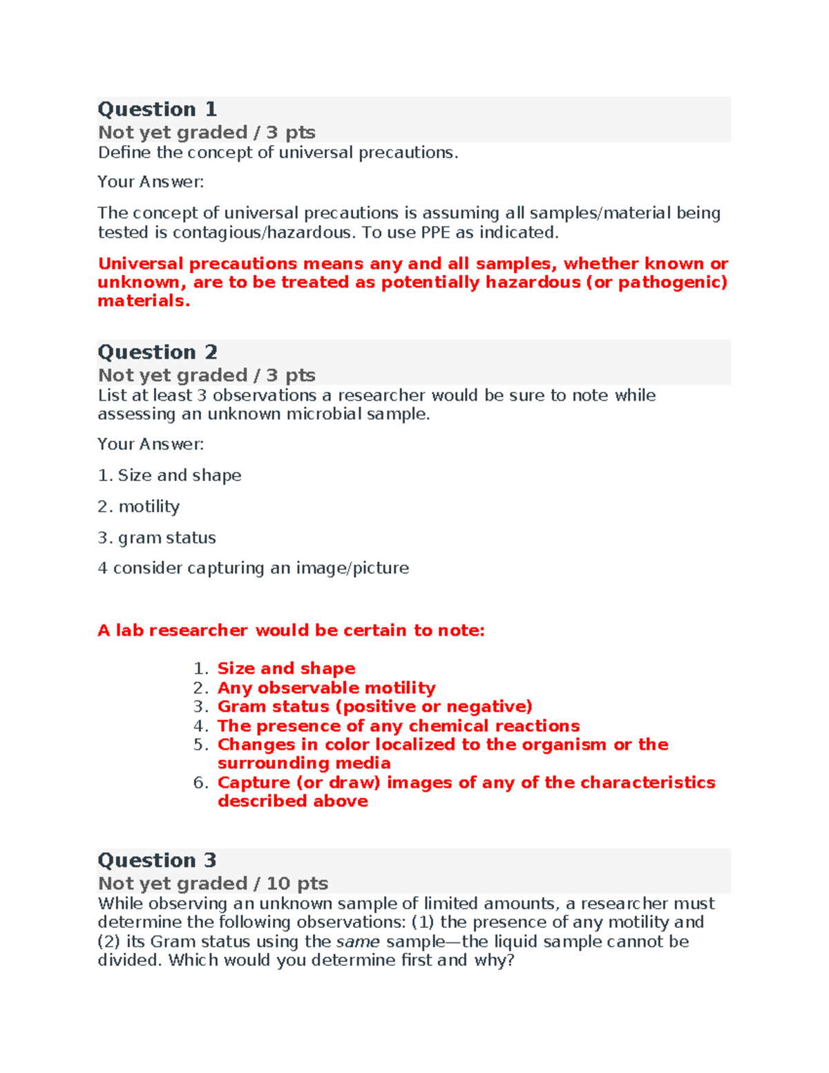 Portage Micro Module 5 Exam Review Notes - Studocu