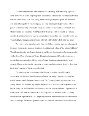 Ap13 eng lit q1 - AP lit sample essay - AP ® ENGLISH LITERATURE AND ...