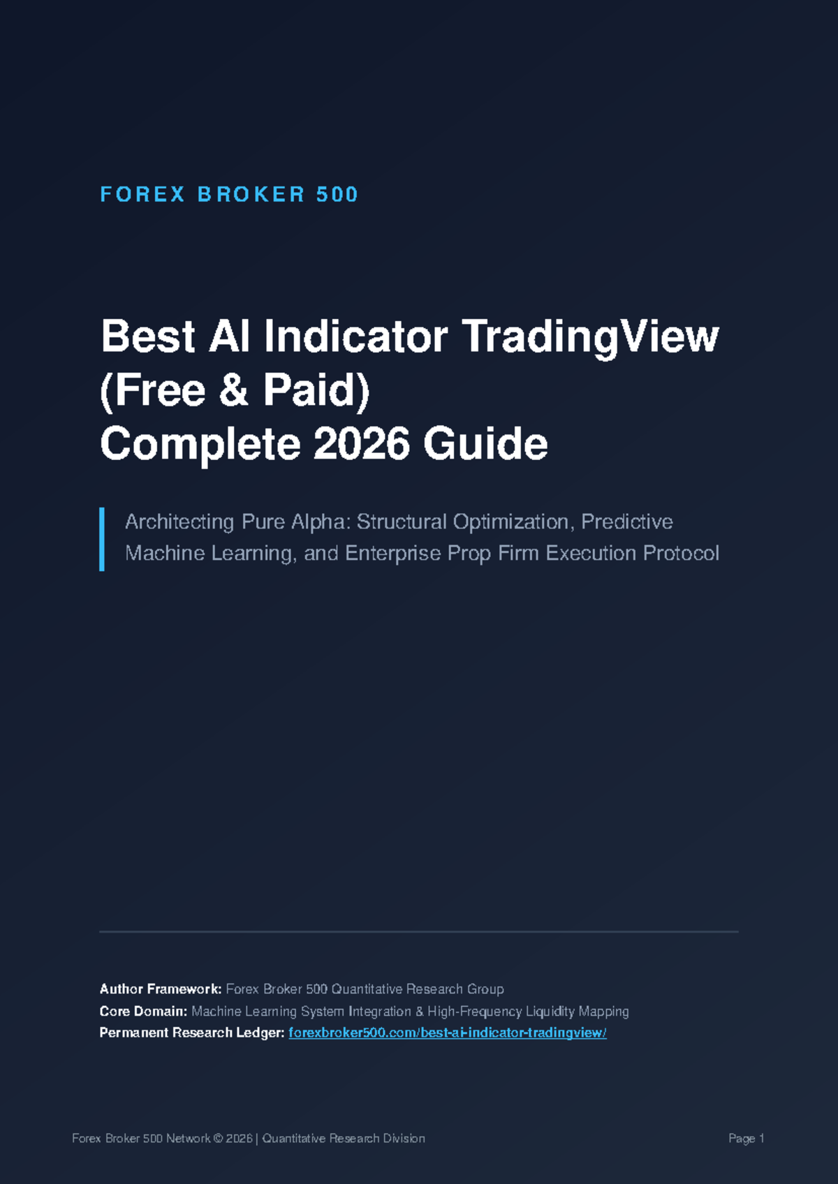 Best AI Indicator TradingView: Complete Guide for Forex Broker 500 ...