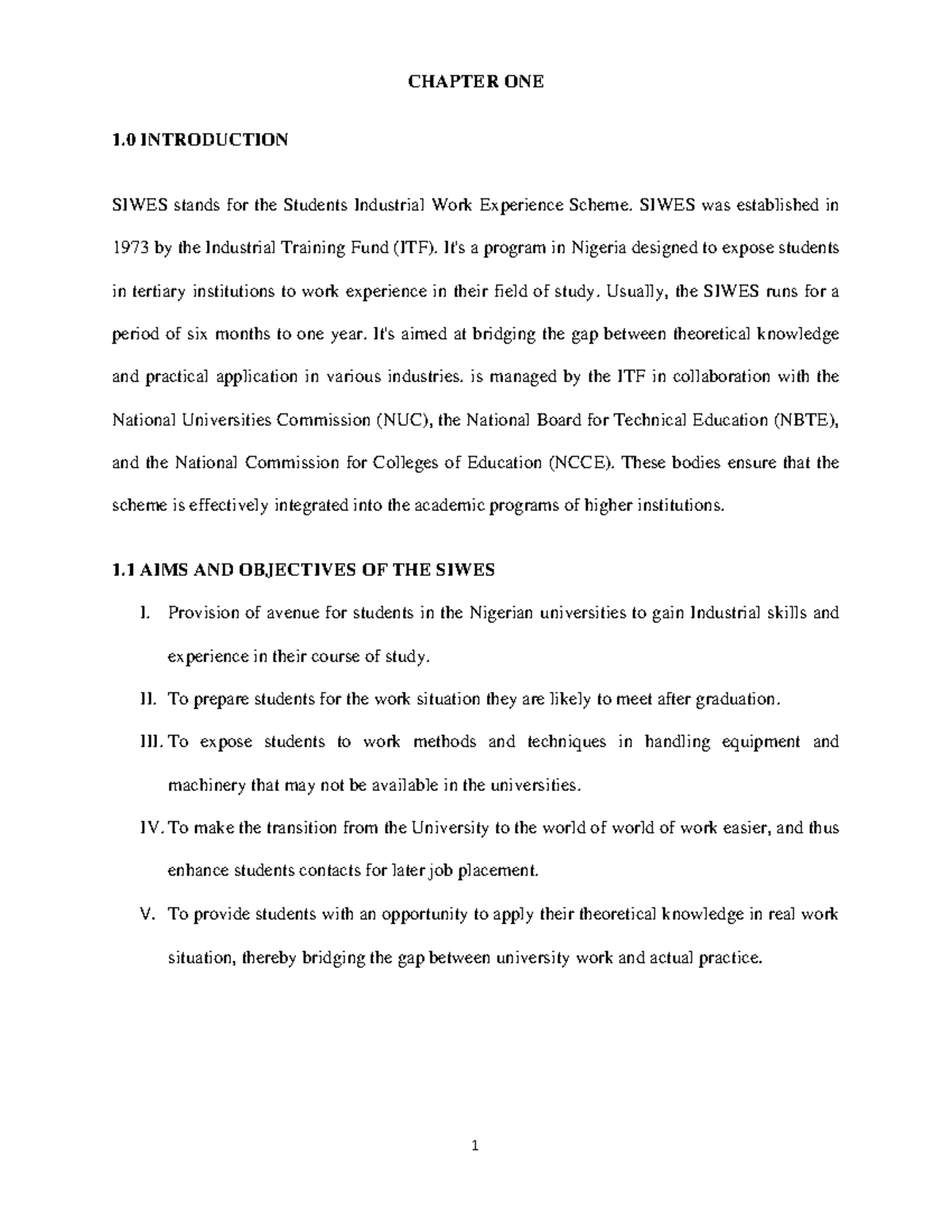 SIWES Report: My Experience at Forestry Research Institute (FRIN) - Studocu