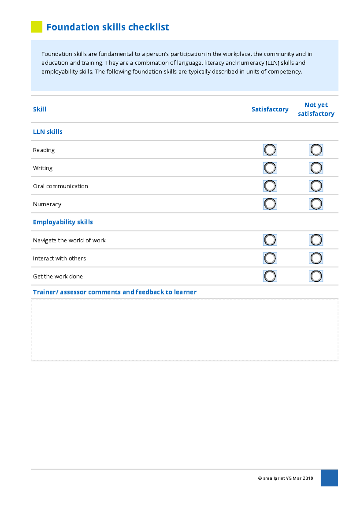 Foundation Skills-30061506- Hltwhs 002 - Foundation skills are ...