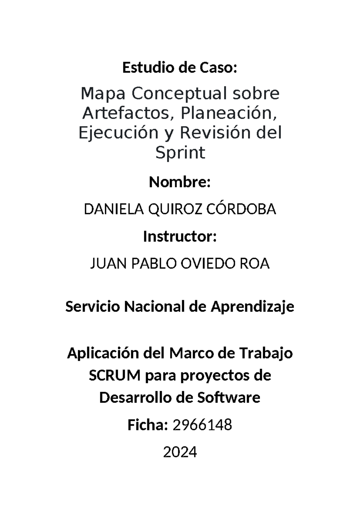 Mapa Conceptual sobre SCRUM: Artefactos y Eventos en el Sprint - Studocu