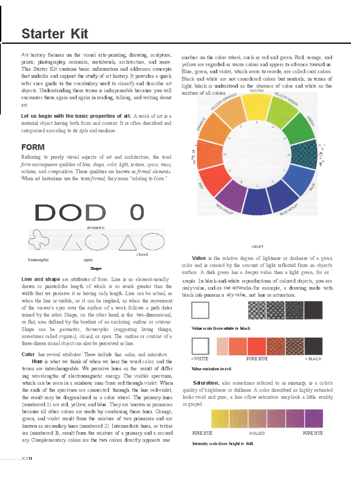 Stokstad starter kit - Copy - Starter Kit An history focuses on the ...