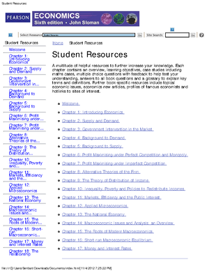 Econs passco - this course is a basic economics that is aimed educating the student about their ...