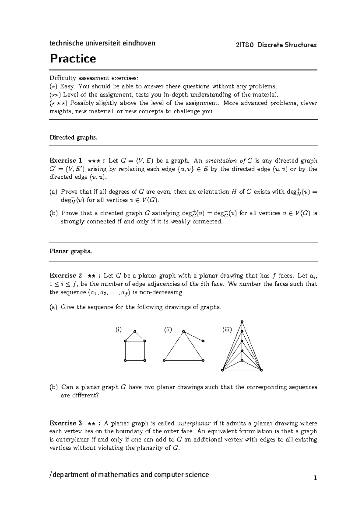 2IT80 2020-21 P4 - Discrete Structures Practice Set 4 Exercises ...
