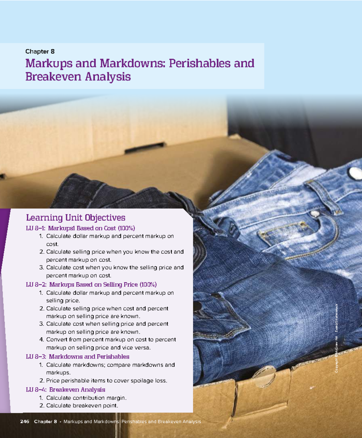 Chapter 8: Markups, Markdowns, and Breakeven Analysis in Perishables ...