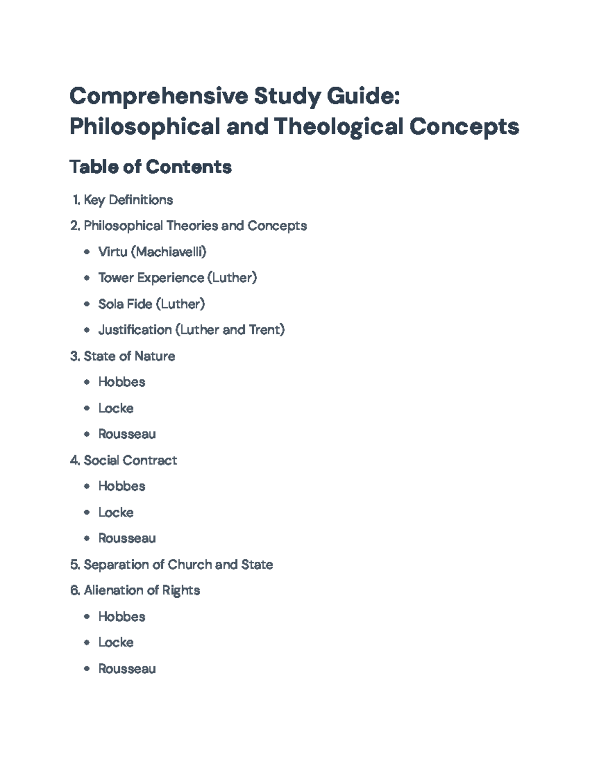 PHIL 301: Philosophical Theories & Social Contract Analysis Study Guide ...