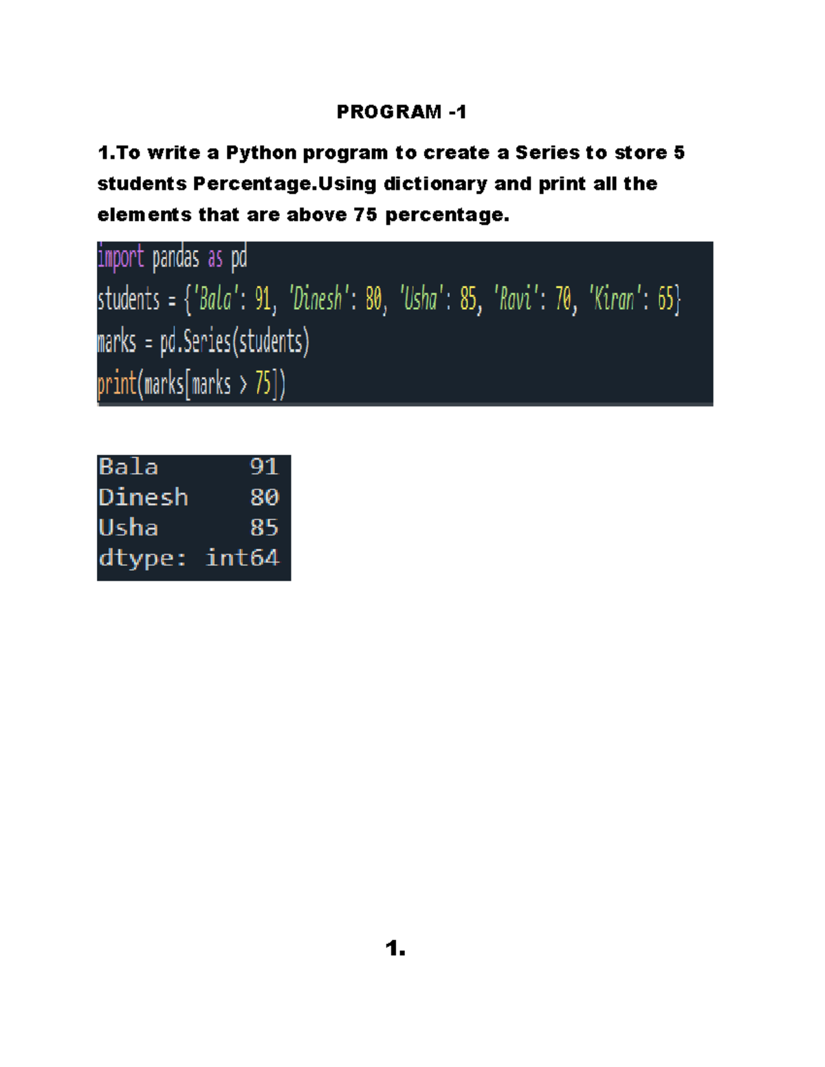 Python Programs for Data Analysis and Visualization - Mijbal 260110 - Studocu