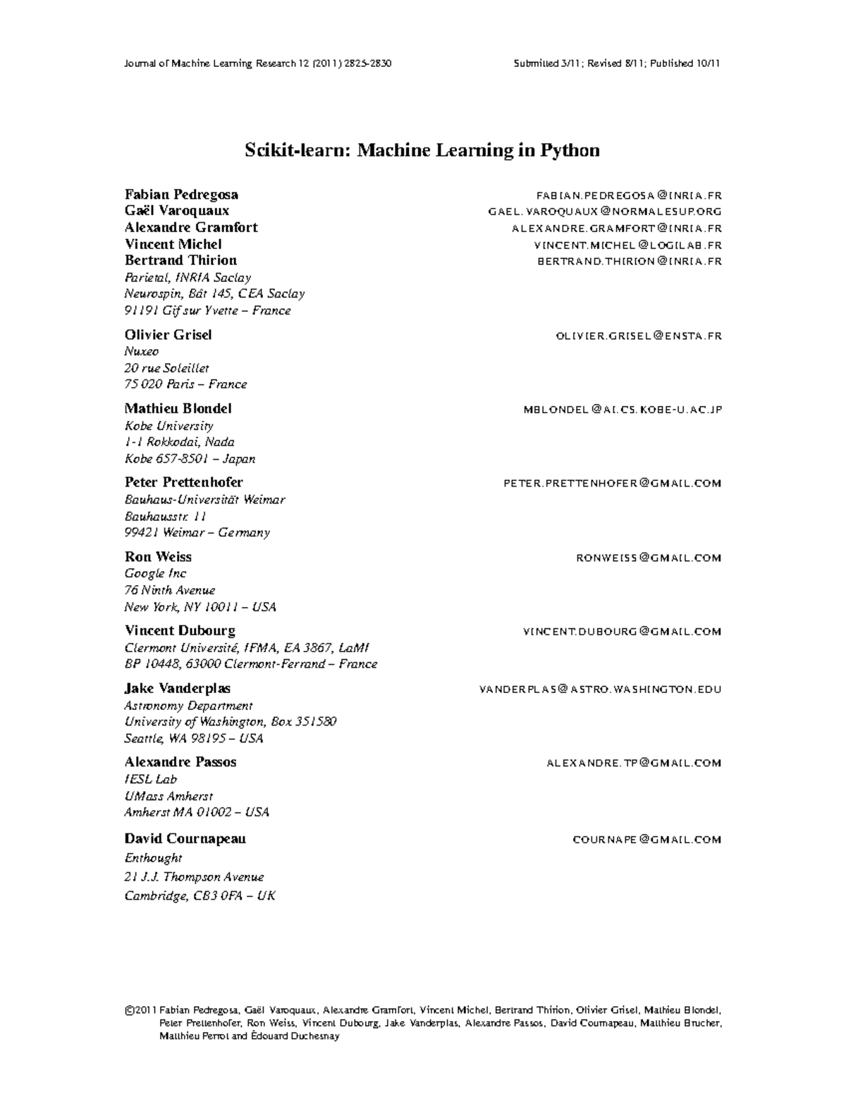 Sk-learn Reference: Key Insights on Machine Learning in Python - Studocu
