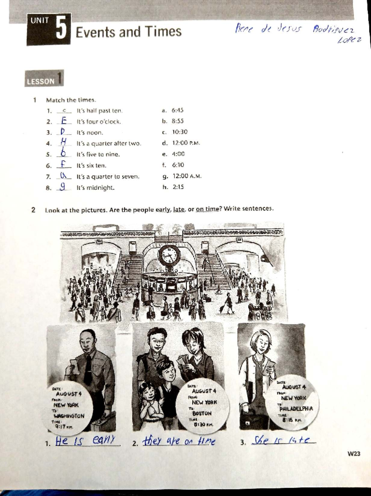 Workbook Unit 5 - English Lesson Activities and Exercises - Studocu