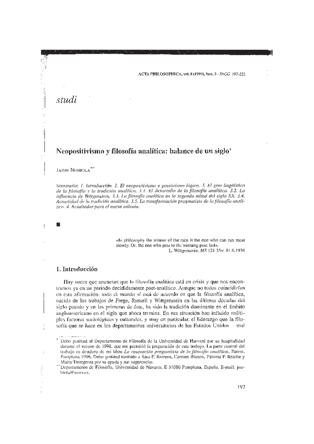 Neo - asdfsadf - ACTA PHILOSOPHICA, vol. 8 fasc. 2 PAGG. studi ...