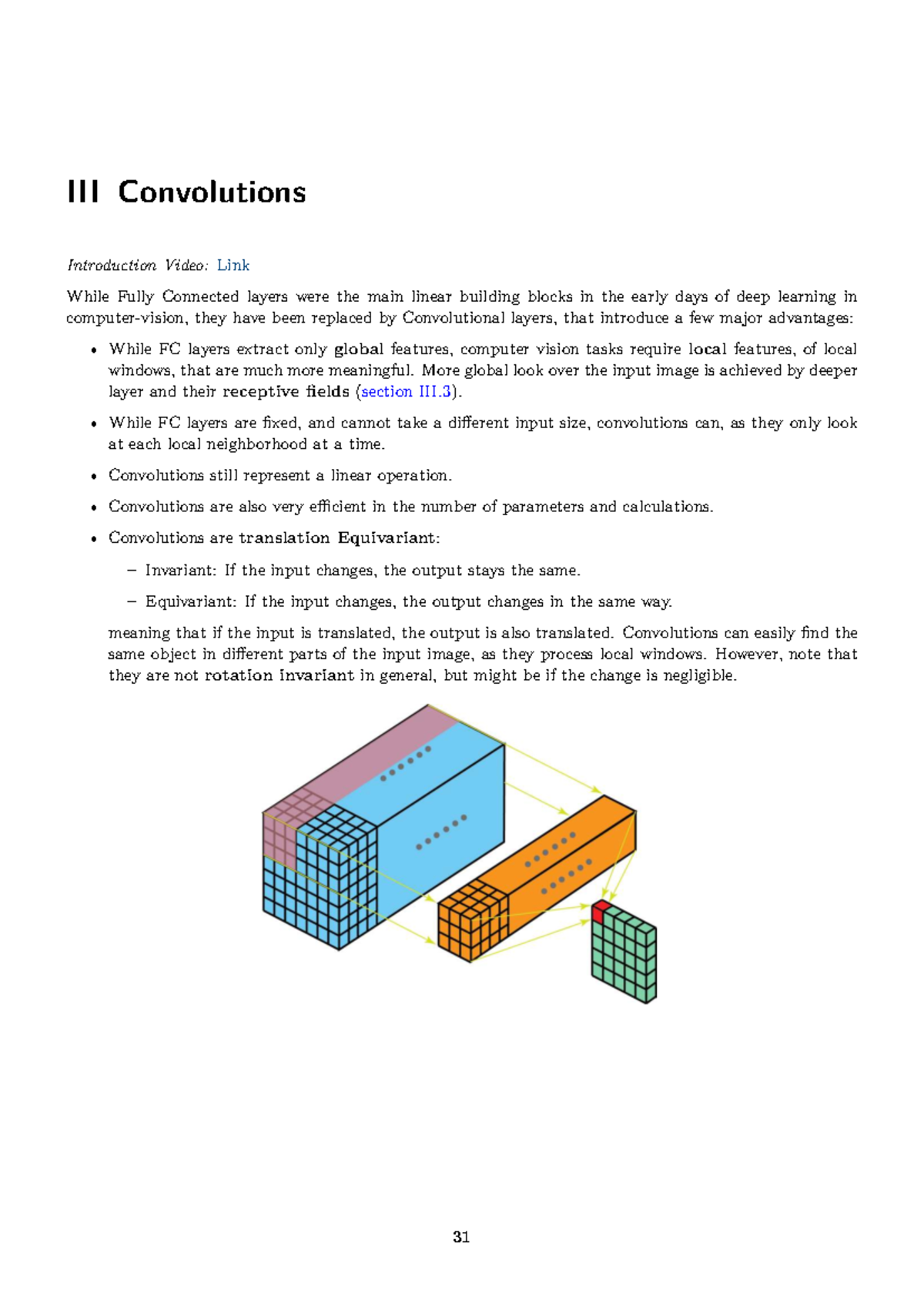 I2DL 2025 Lecture Notes: Convolutions and Optimization Techniques - Studocu
