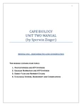 CAPE Biology U1 P2 2023 - June 2023 paper. - biology - Studocu