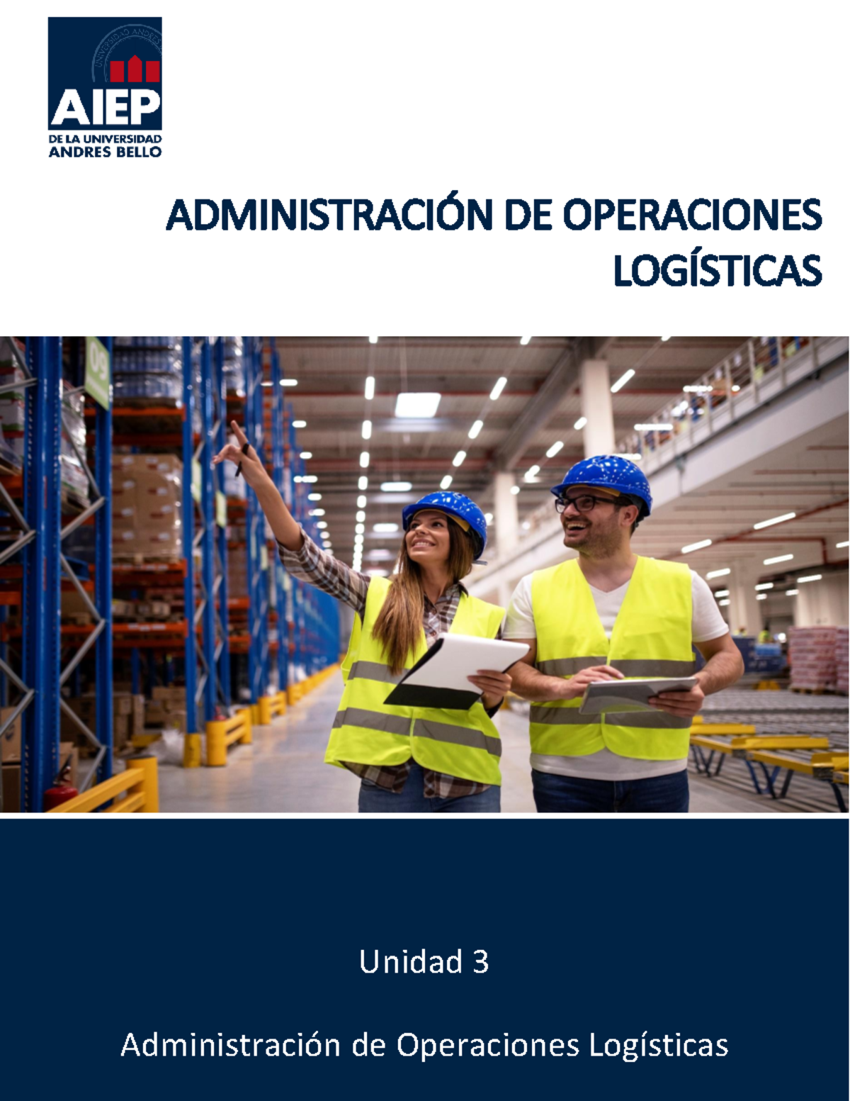 ADM105 Apuntes Semana 8: Administración de Operaciones Logísticas - Studocu