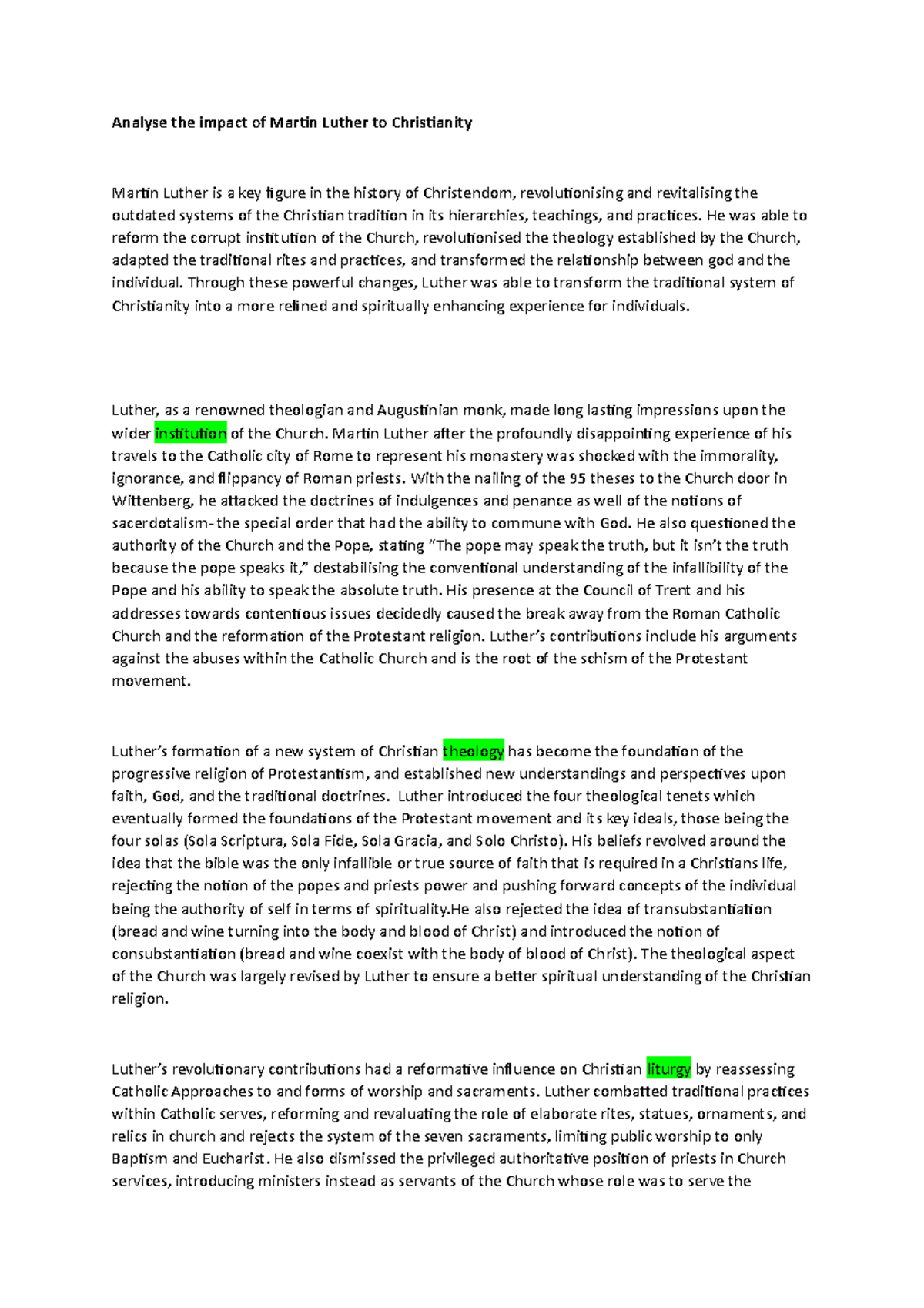 Martin Luther's Revolutionary Impact on Christianity: A Detailed ...