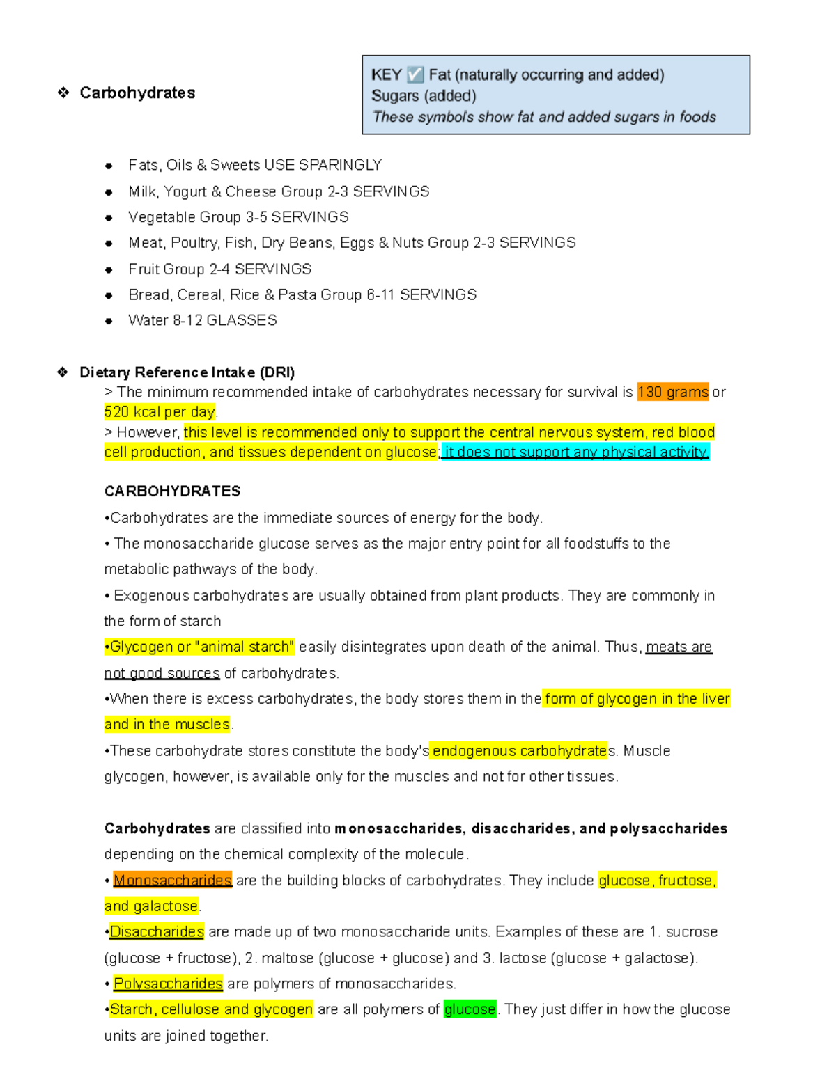 CC1 Carbohydrates-1: Essential Notes on Carbohydrate Metabolism - Studocu