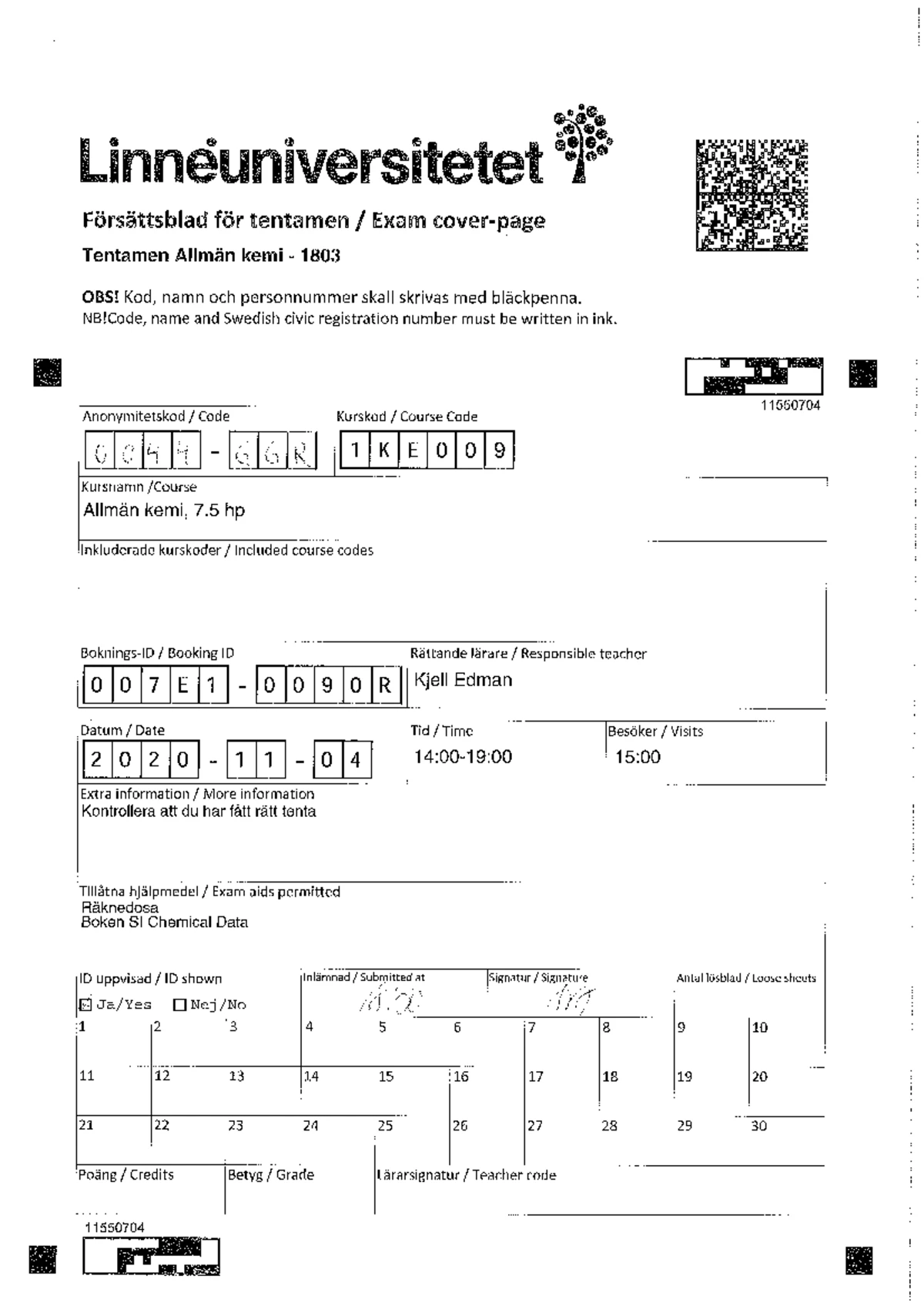 Kemiformler - formelblad - Formelsamling kemi Här finner du några ...