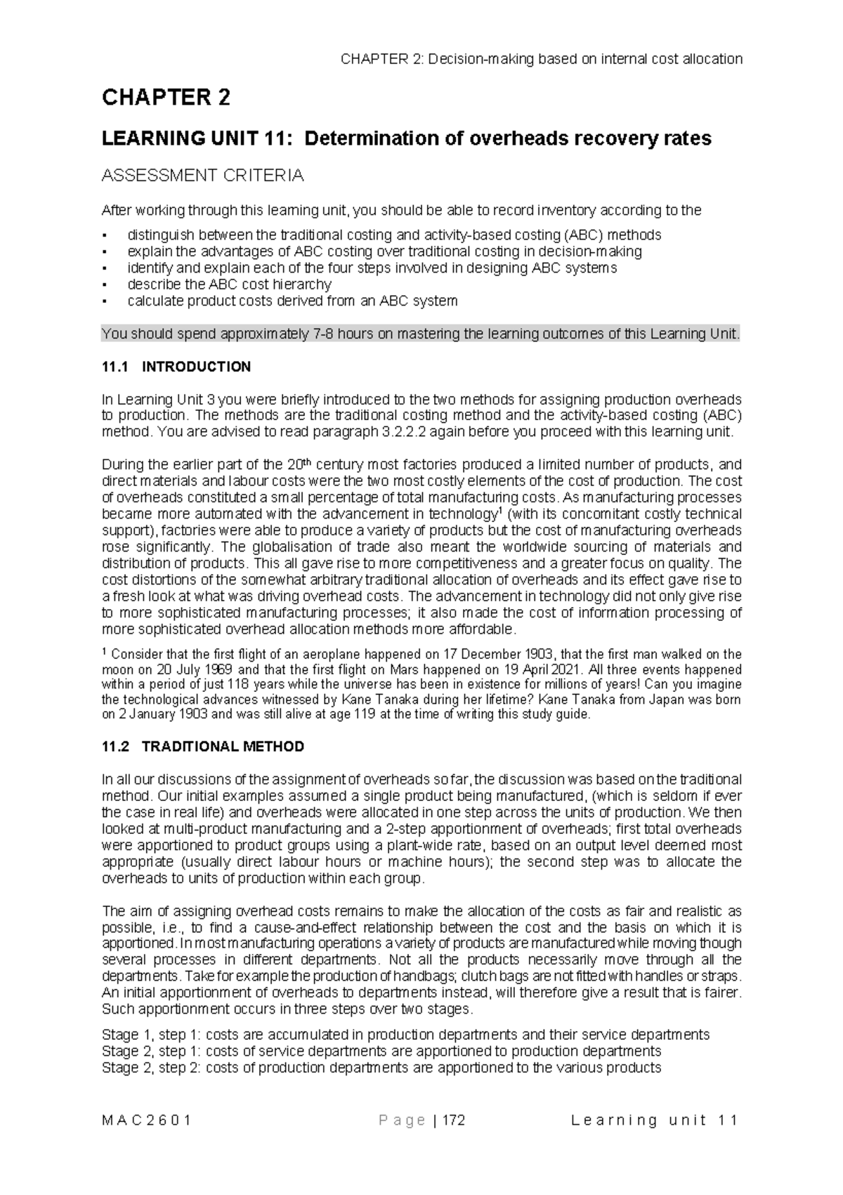 determination of overheads recovery rates. budgeted, applied and actual ...