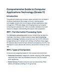 Computer Applications Technology - Grade: 11 - Further Education and ...