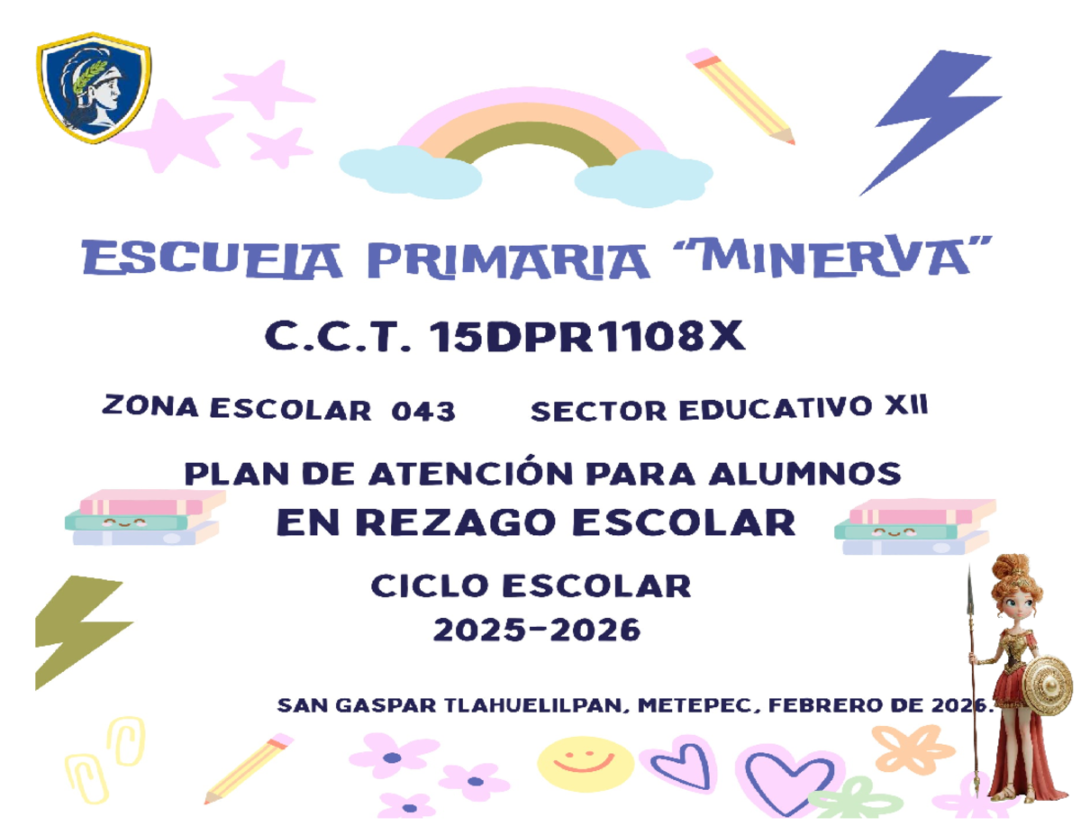 Plan de Apoyo Educativo para el Rezago Escolar - GRAD OY 1º - Studocu