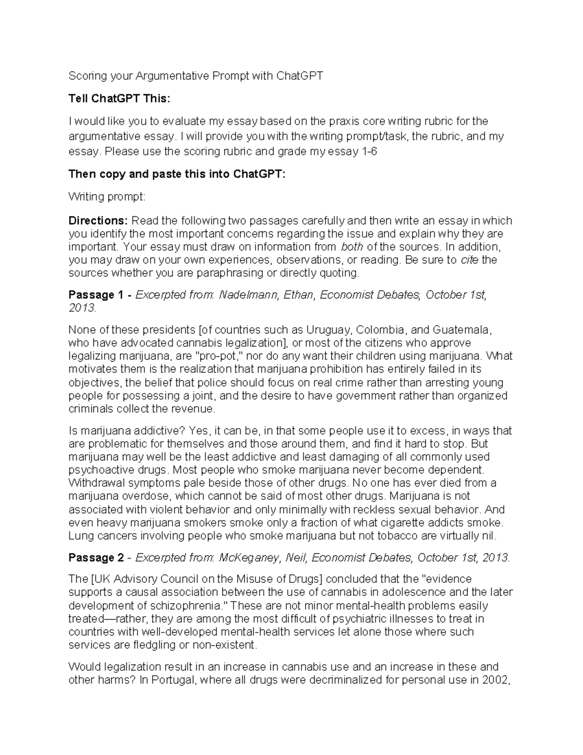 Evaluating Argumentative Essays: Praxis Core Writing Rubric - Studocu