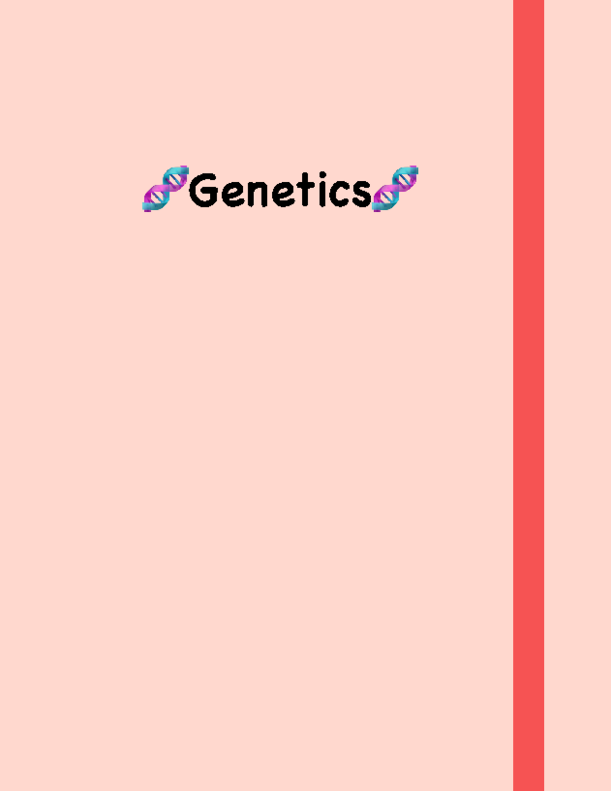 Genetics 101: Summary from Study Guides for FINAL (Modules 1-4) - Studocu