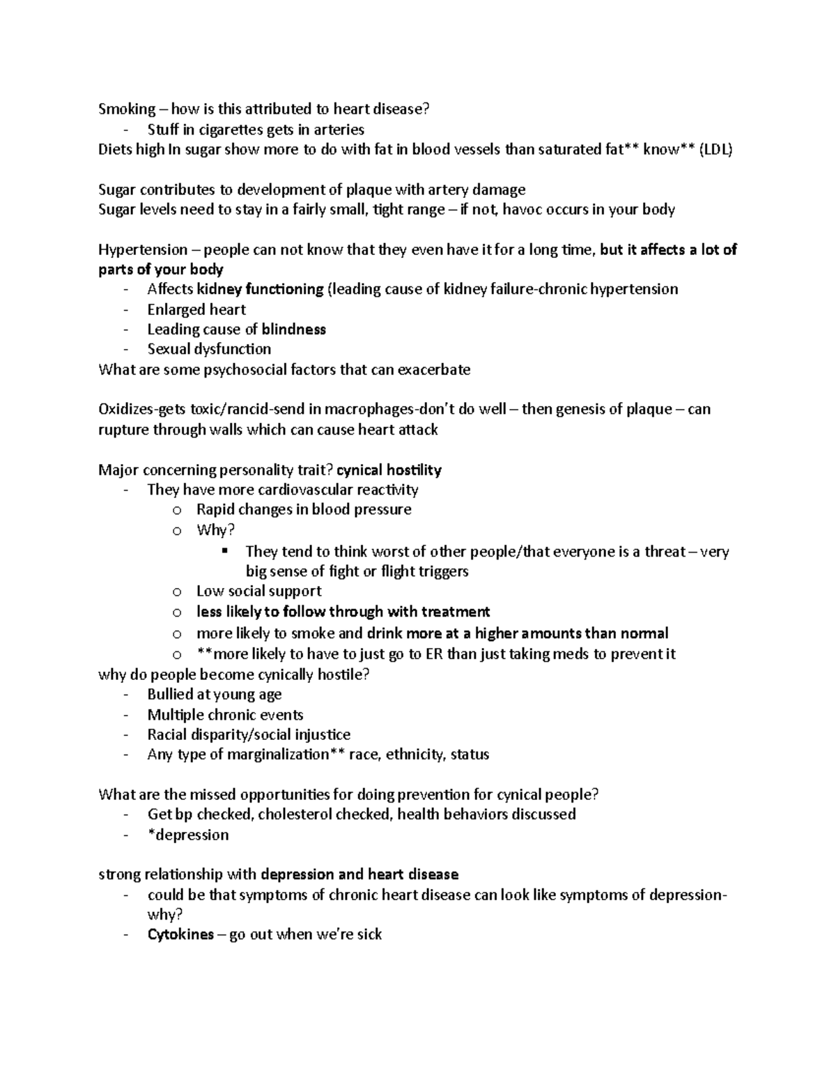 Psyc432 11:7 - Lecture notes 12 - Smoking – how is this attributed to ...