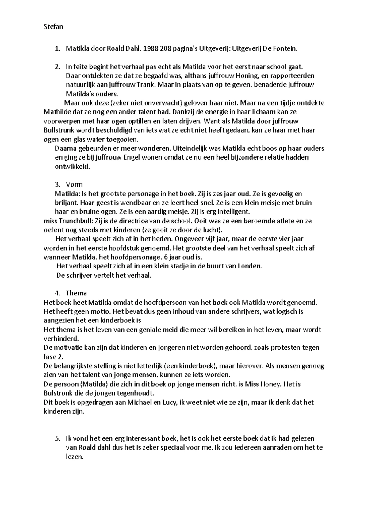 Kappen! - Analyse van het Boek van Carry Slee in Kl 3A - Studeersnel