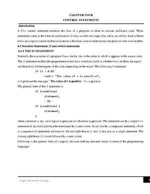 Basic Programming Chapter Five Handout - Chapter 5 Arrays and Strings In chapter 3, we have seen ...